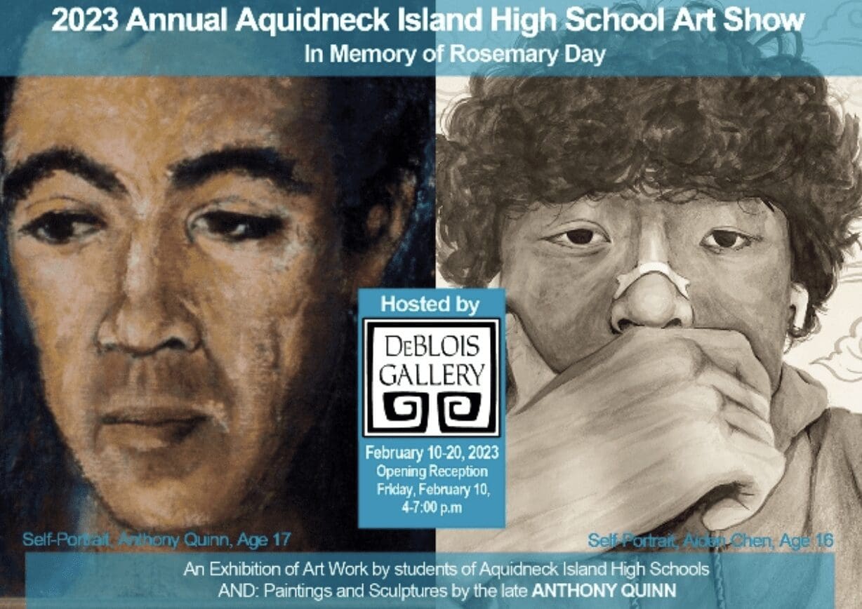 ART! Aquidneck Island High School Art Show & Anthony Quinn at DeBlois ...