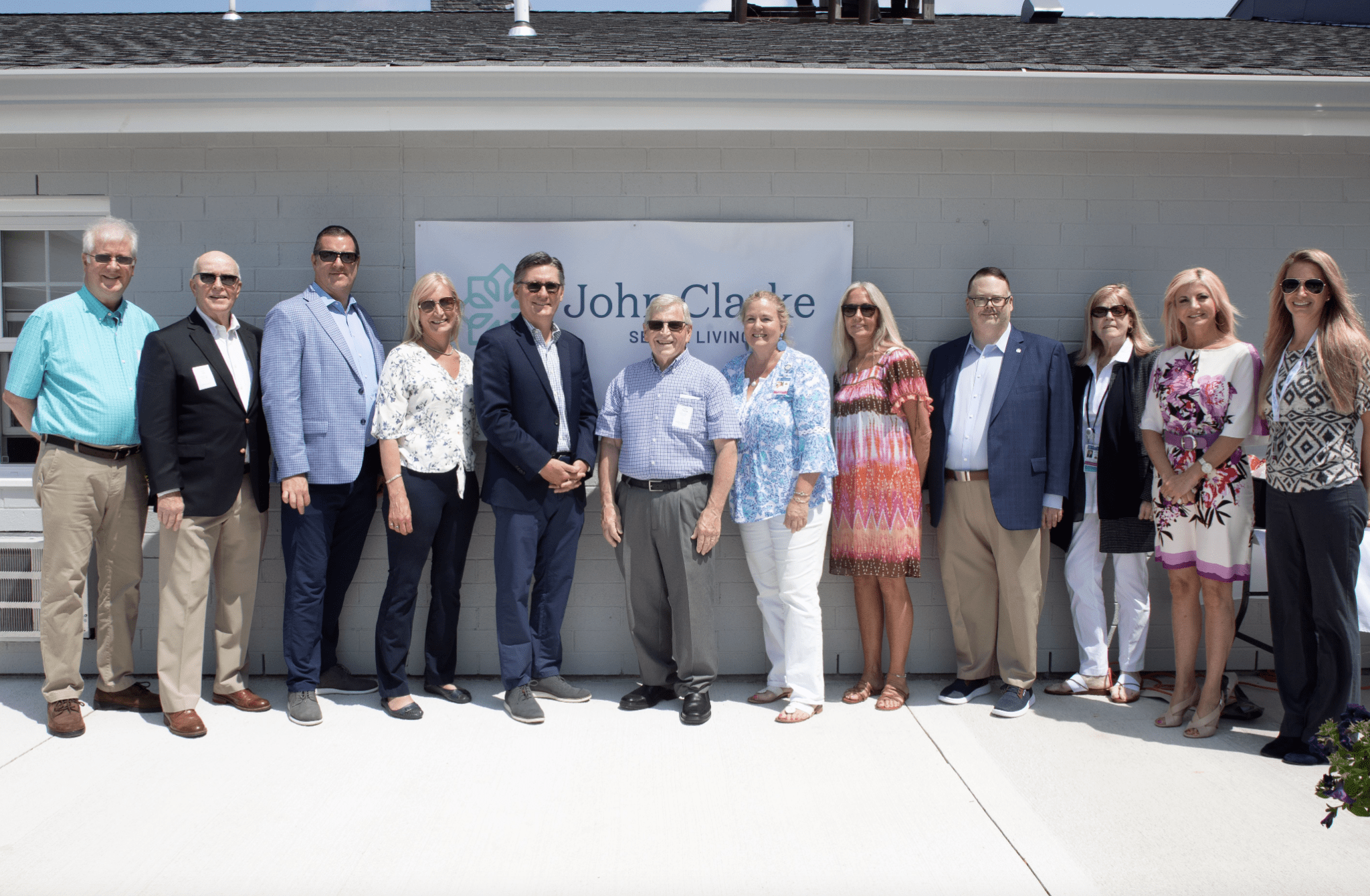 John Clarke Senior Living courtyard renovated with BankNewport