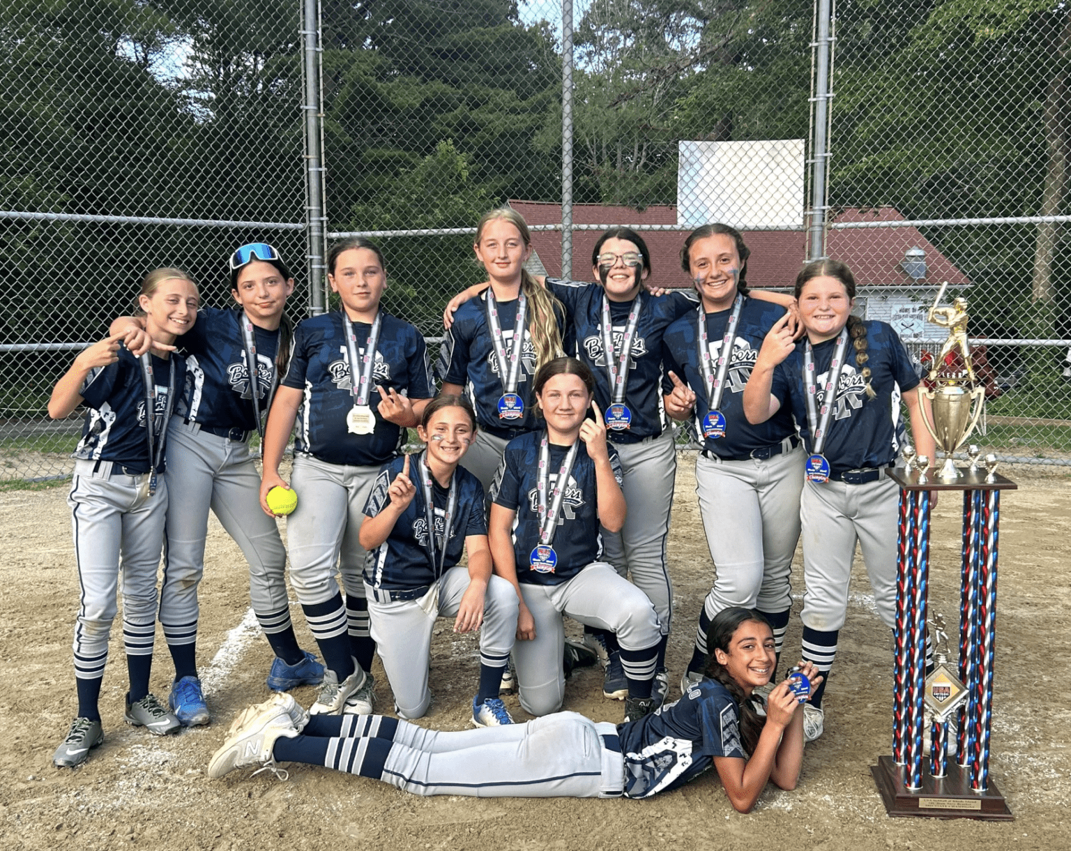 Cranston's CWLL Bombers win 10U Girls Softball State Championship