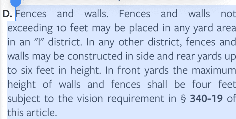 How high can you go - when fences grow into "Spite fences"