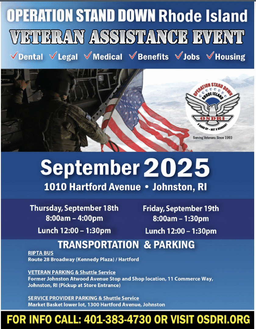 RI Veterans: Did you know? 18.09.25 (Operation Stand Down, Info ...
